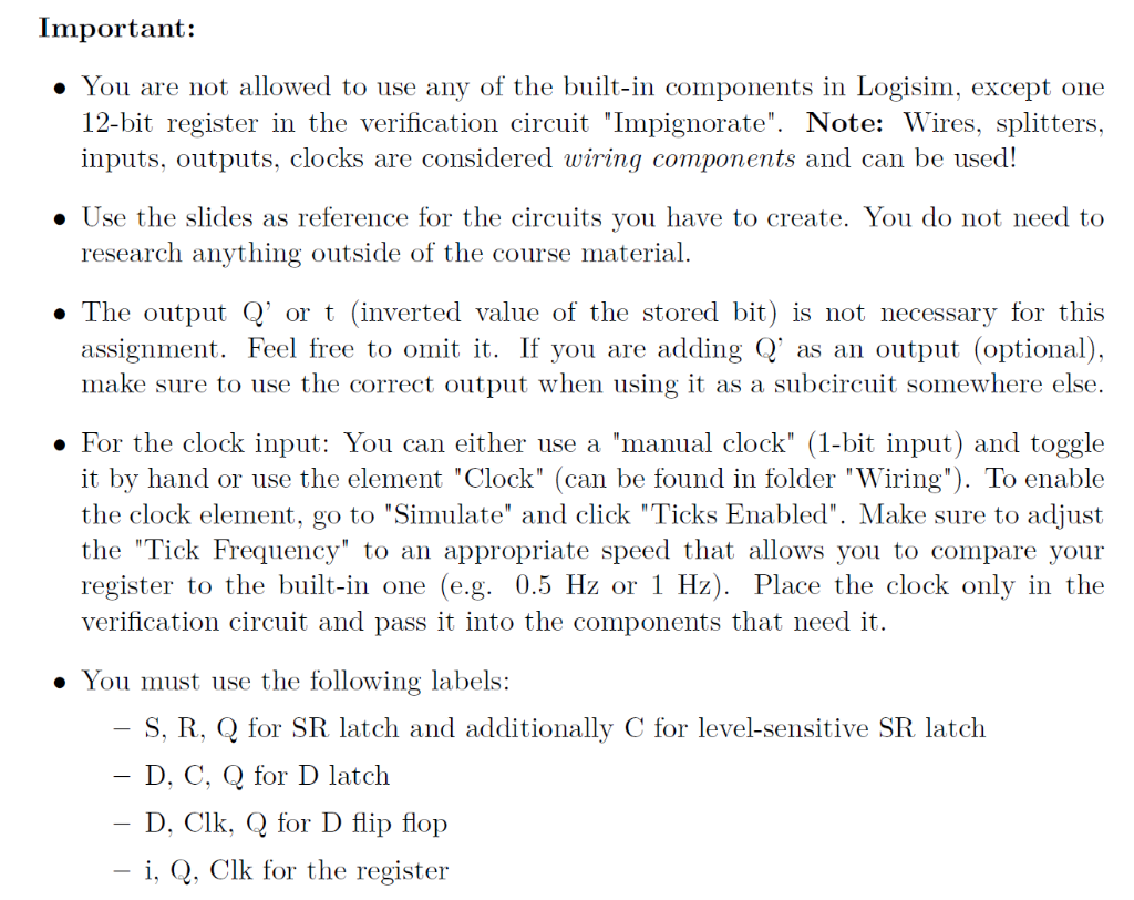 The goal is to create an 12-bit register from | Chegg.com