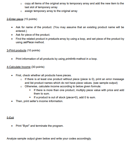 Solved Write a class called Product with the following | Chegg.com