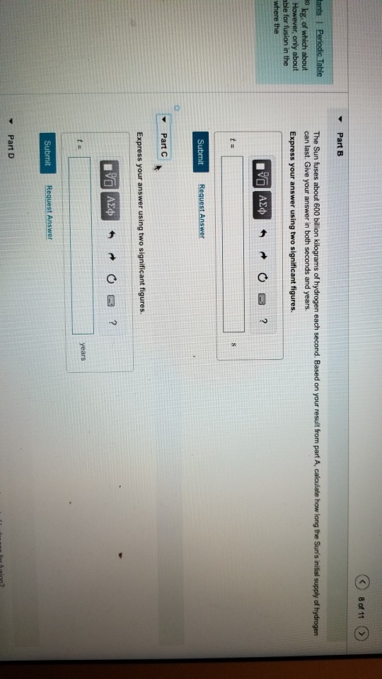 Solved Problem 14.50 Constants Period Part A The total mass | Chegg.com