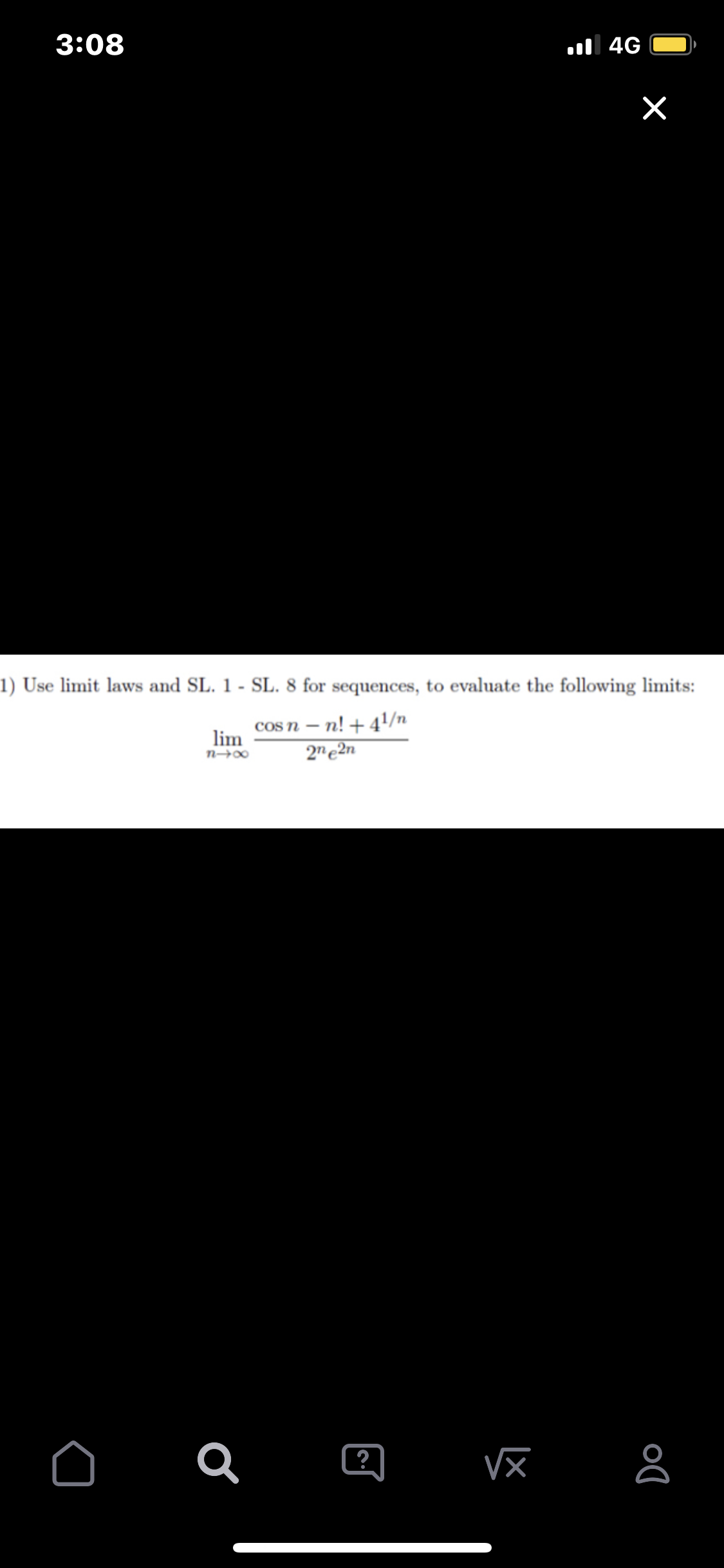 Solved Use limit laws and SL. 1 - SL. 8 for sequences, to | Chegg.com