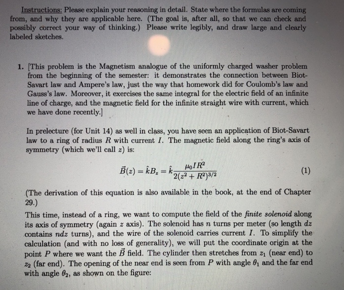Solved Instructions: Please explain your reasoning in | Chegg.com Solved Instructions: Please explain your reasoning in | Chegg.com