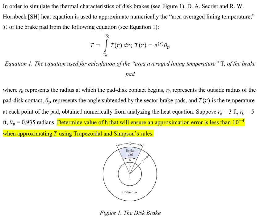 Solved In order to simulate the thermal characteristics of | Chegg.com