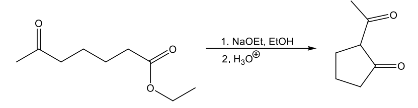Solved 1. NaOEt, EtOH luge 2. H30€ | Chegg.com