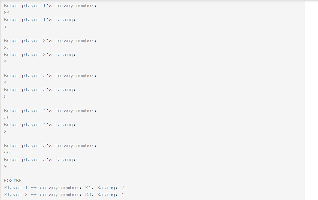 Solved (1) Prompt the user to input five pairs of numbers: A | Chegg.com