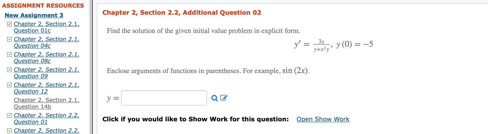 Solved Chapter 2, Section 2.2, Additional Question 02 Find | Chegg.com