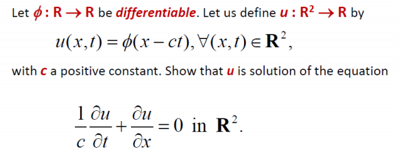 Solved Let 0: RR be differentiable. Let us define u: R2 + R | Chegg.com