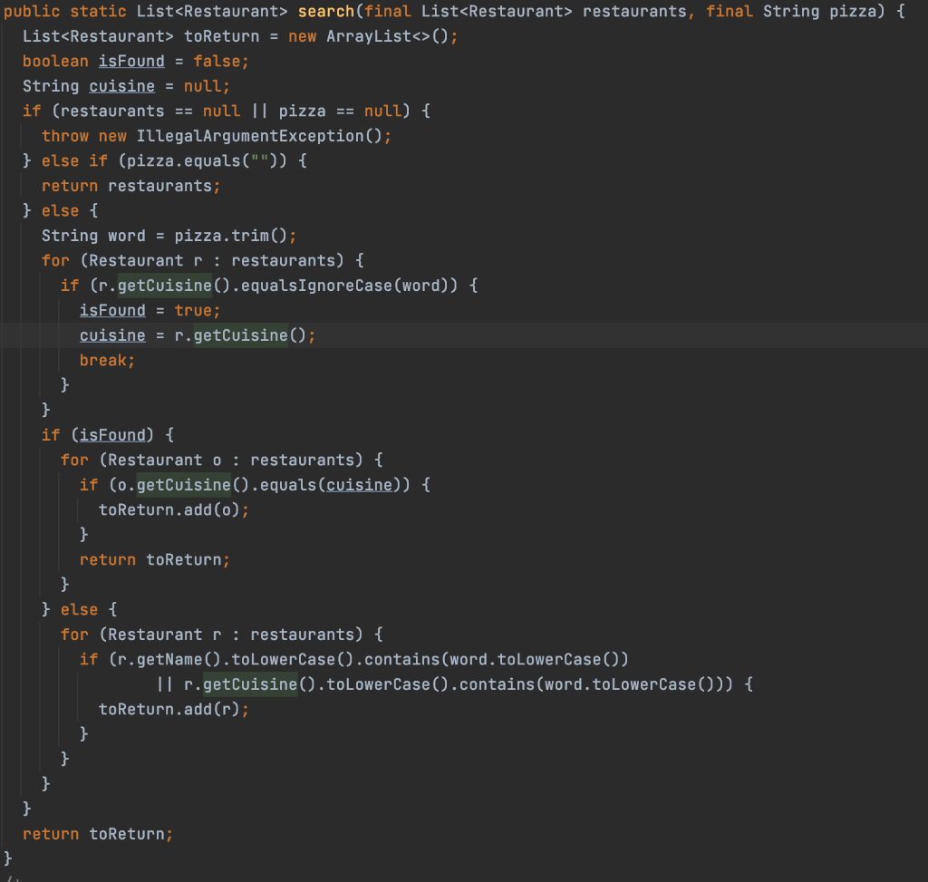 Solved As a more complete description of your search method, | Chegg.com