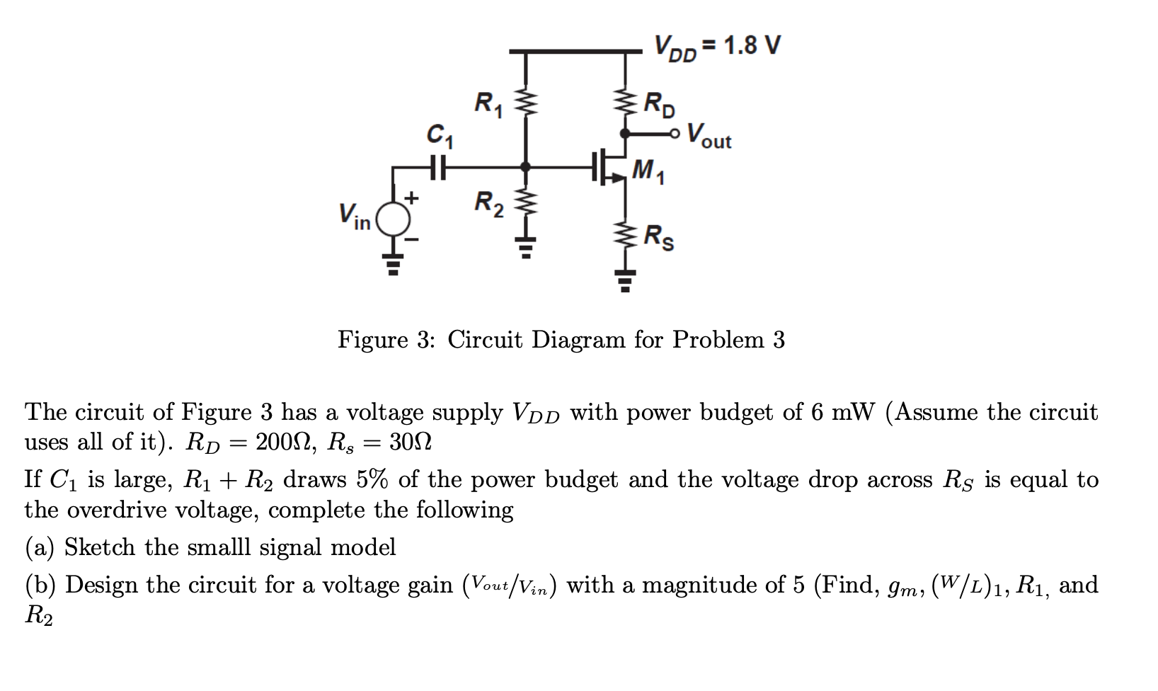 Figure 3: Circuit Diagram for Problem 3 The circuit | Chegg.com