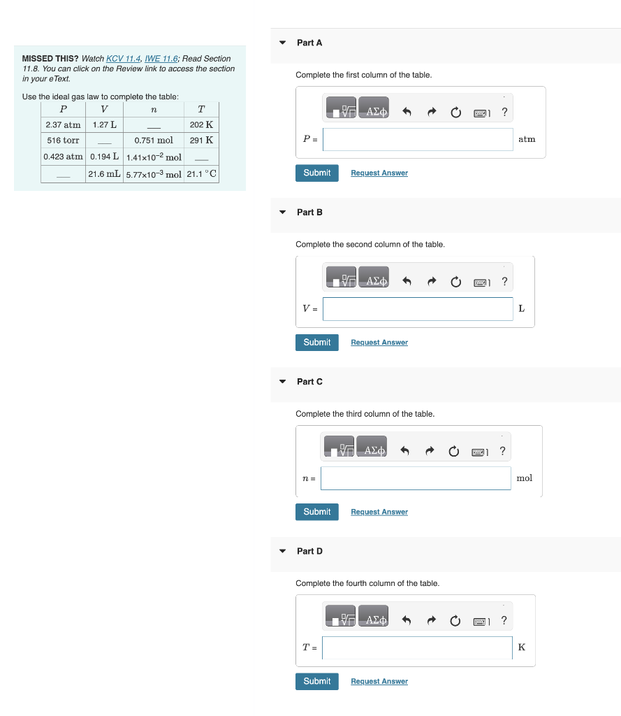 Solved MISSED THIS? Watch KCV 11.4, IWE 11.6; Read Section | Chegg.com