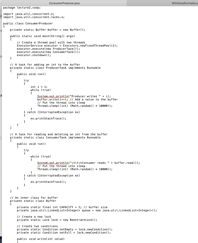 Please add code (using Condition similar | Chegg.com