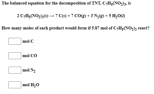 Solved help solve The balanced equation for the | Chegg.com