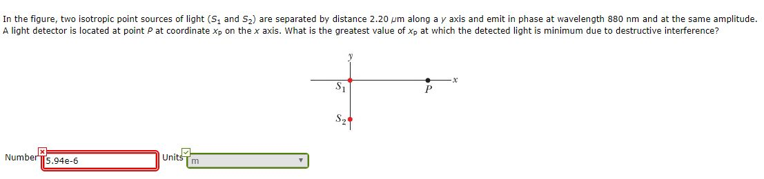 Solved In the figure, two isotropic point sources of light | Chegg.com