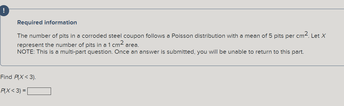 Solved ! Required information The number of pits in a | Chegg.com