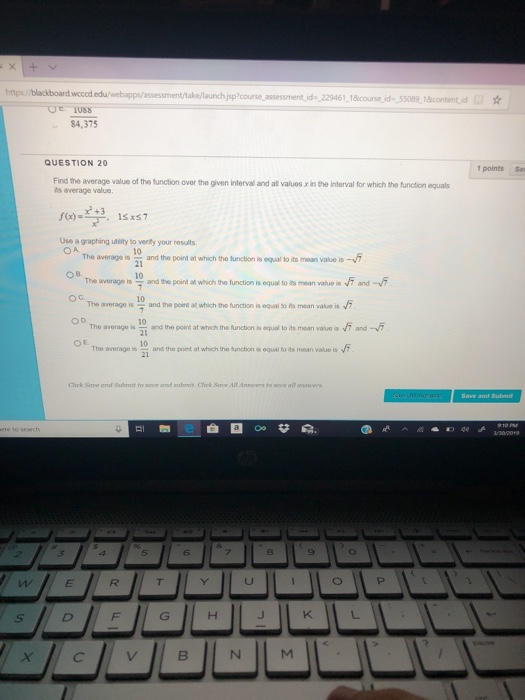 Solved https/blackboard wcccd | Chegg.com