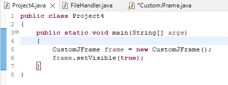 Solved Use the Project 4 UML Diagram as an outline for the | Chegg.com