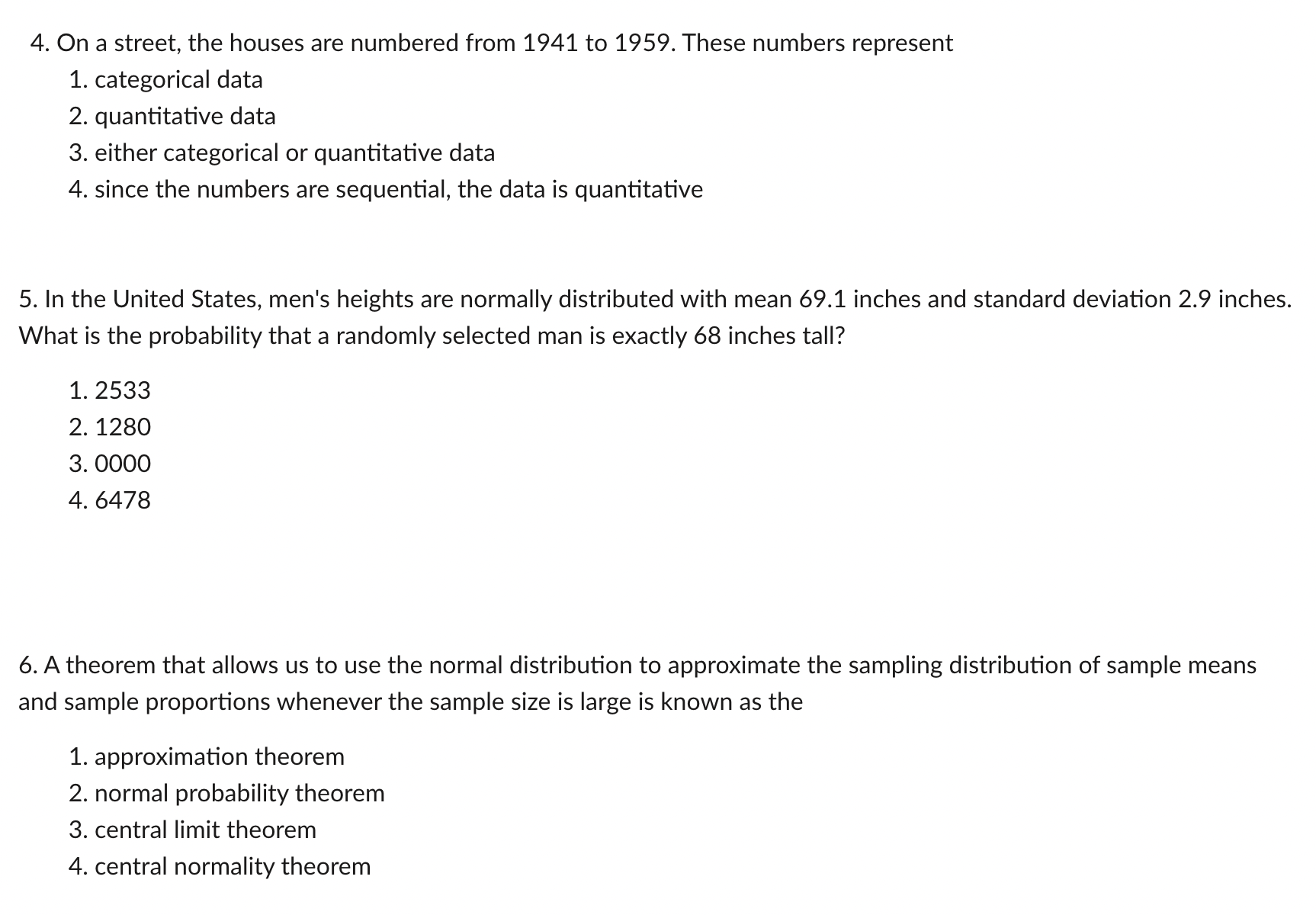 Solved Bonus Question: In each of the following questions, | Chegg.com