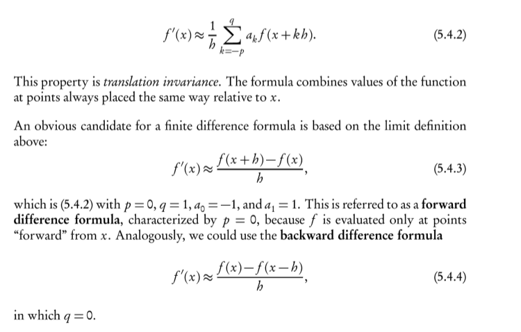 (a) A Table 5.2 lists forward difference formulas in | Chegg.com