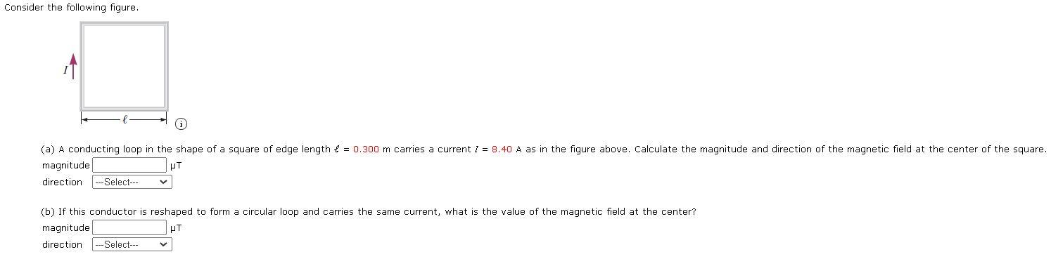 Solved Consider the following figure. (a) A conducting loop | Chegg.com