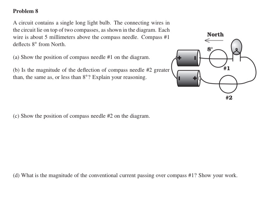 Solved Problem 8A circuit contains a single long light bulb. | Chegg.com