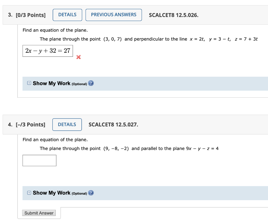 Solved 3. [0/3 Points] DETAILS PREVIOUS ANSWERS SCALCET8 | Chegg.com