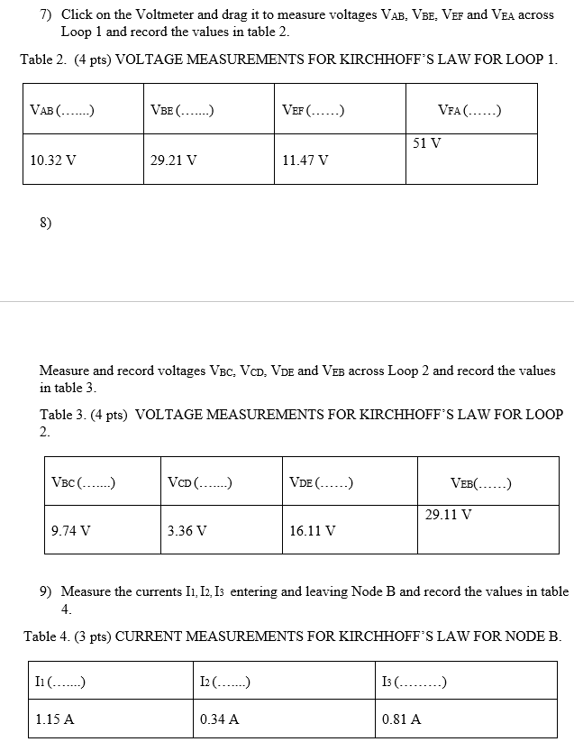Solved Calculate theoretical values of I1, I2 and I3. Write | Chegg.com