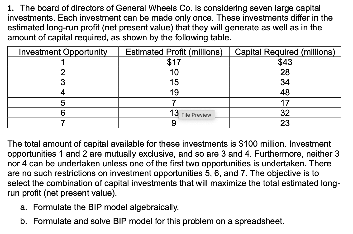 Solved need help with question B only step by step using | Chegg.com
