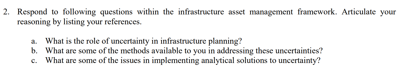Solved 2. Respond to following questions within the | Chegg.com