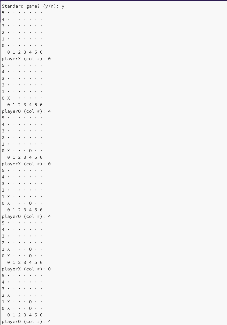 Solved Connect Four (Python) In this question, we are | Chegg.com