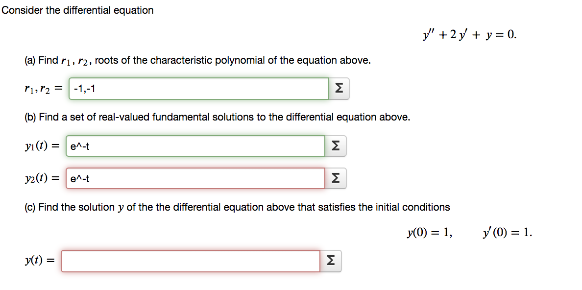 Solved Consider the differential equation y2 . (a) Find r1, | Chegg.com