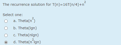 Solved The complexity for the following code is int fun (int | Chegg.com