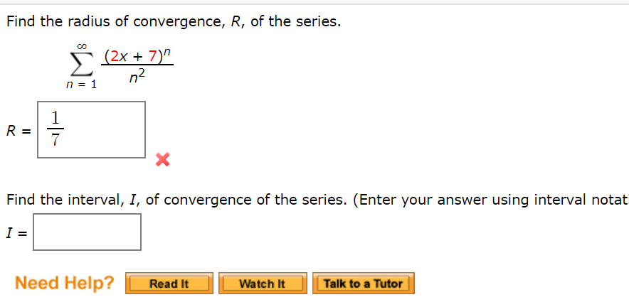 Solved Find the radius of convergence, R, of the following | Chegg.com