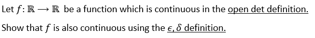 Solved Let f:R→R be a function which is continuous in the | Chegg.com