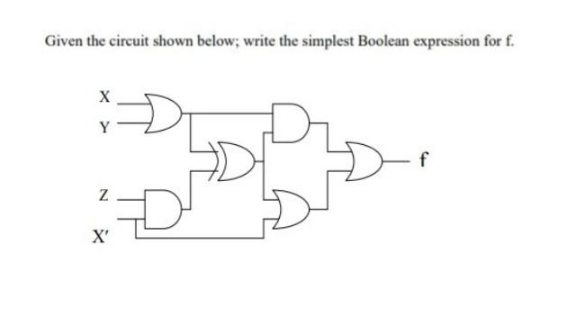 Solved Given the circuit shown below; write the simplest | Chegg.com