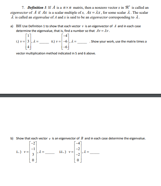 Solved The matrices below will be used in exercises 5−7.BH : | Chegg.com