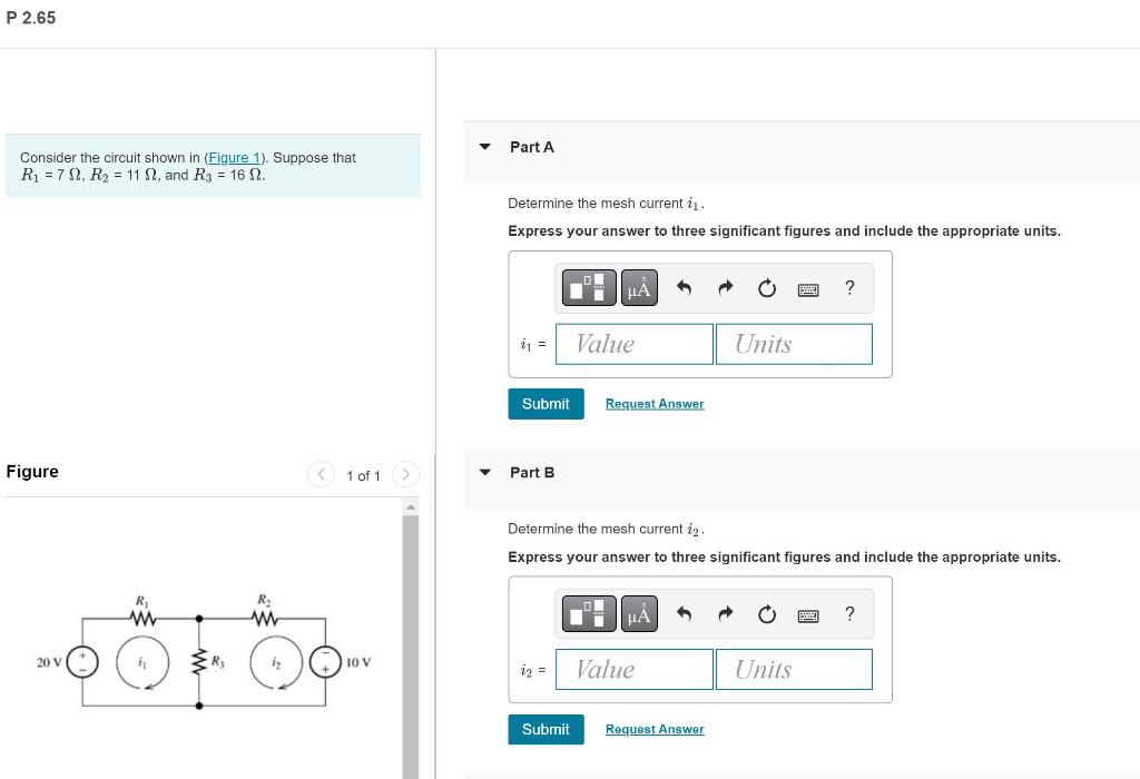 Solved Consider the circuit shown in R1=7Ω,R2=11Ω, and | Chegg.com