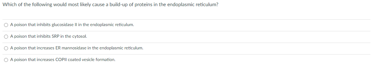 Solved Which of the following would most likely cause a | Chegg.com