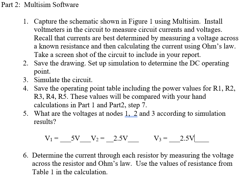 Solved OBJECTIVES 1. Determine unknown Node voltages and | Chegg.com