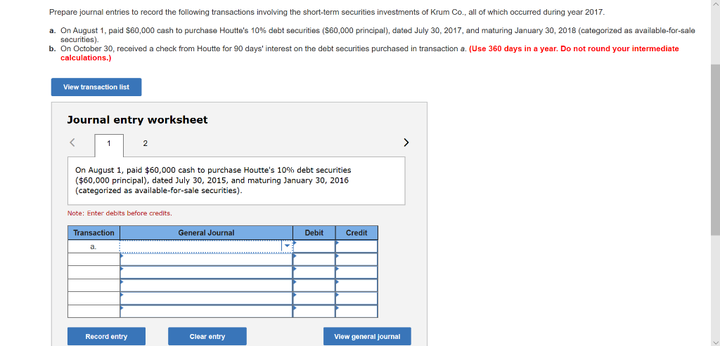 Solved Prepare journal entries to record the following | Chegg.com
