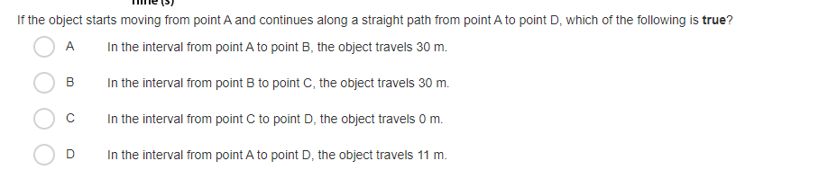 Solved An object starts moving from point A and continues | Chegg.com