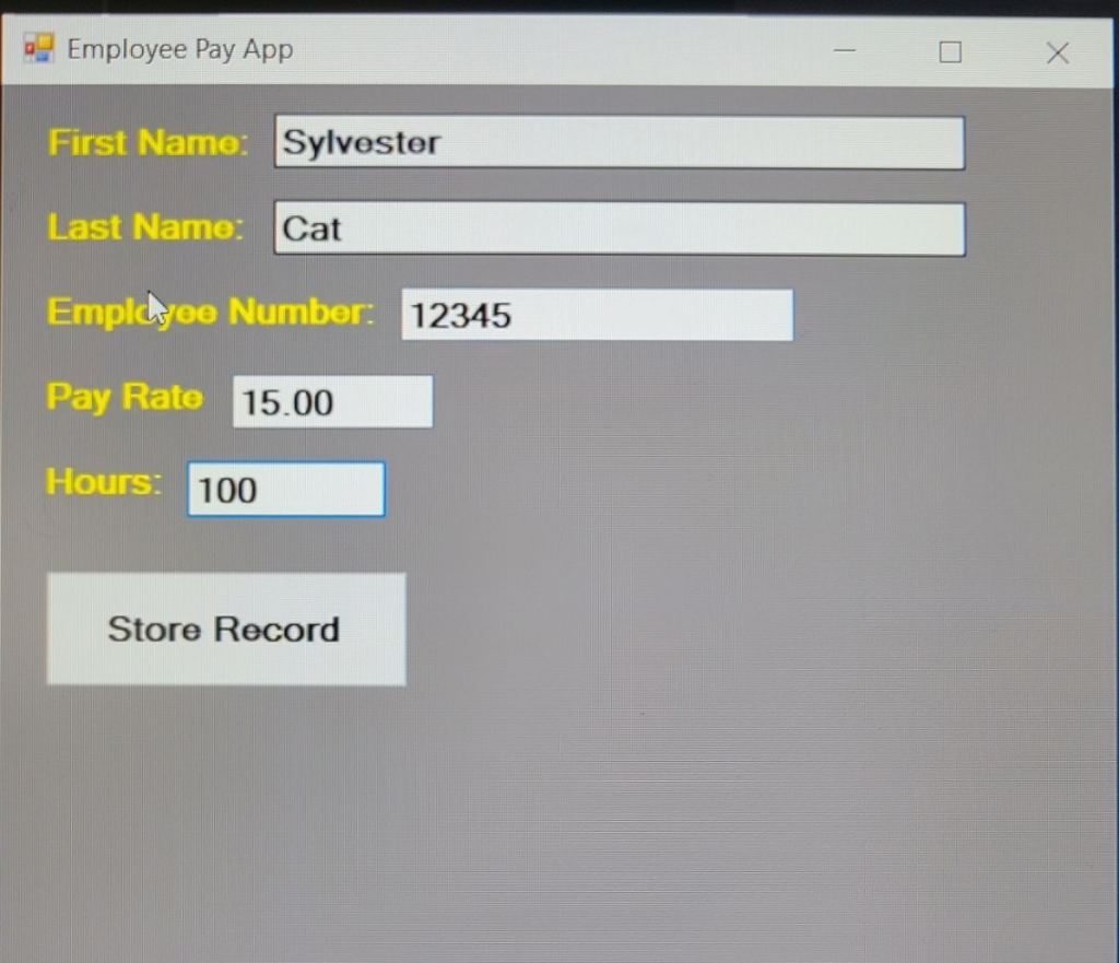 Solved C# - GUI Write a graphical user application that | Chegg.com