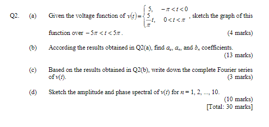 Solved Q2. (a) 5, - | Chegg.com