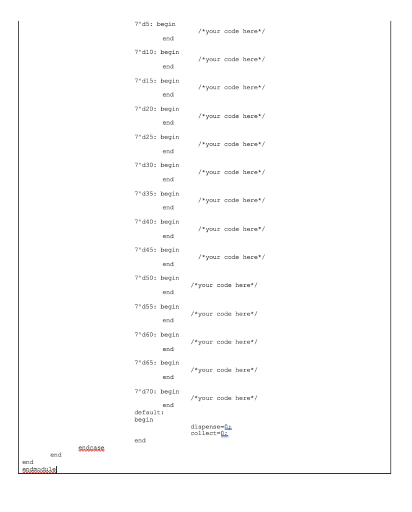 Solved Provide Verilog Code Using The Provided Source Code 5339