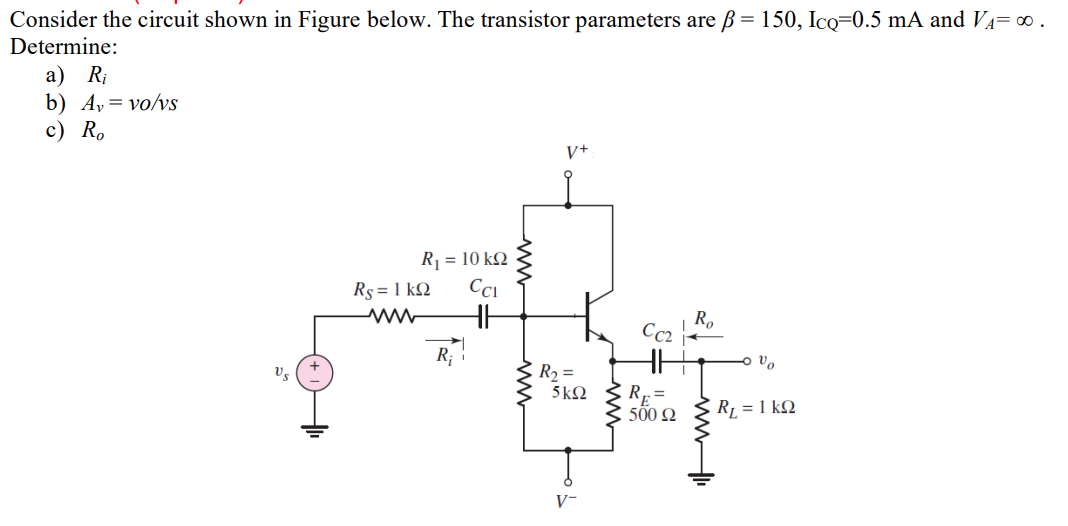 Solved Consider the circuit shown in Figure below. The | Chegg.com