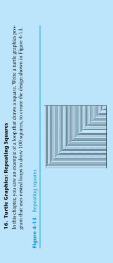 Solved 16 Turtle Graphics Repeating Squares In This
