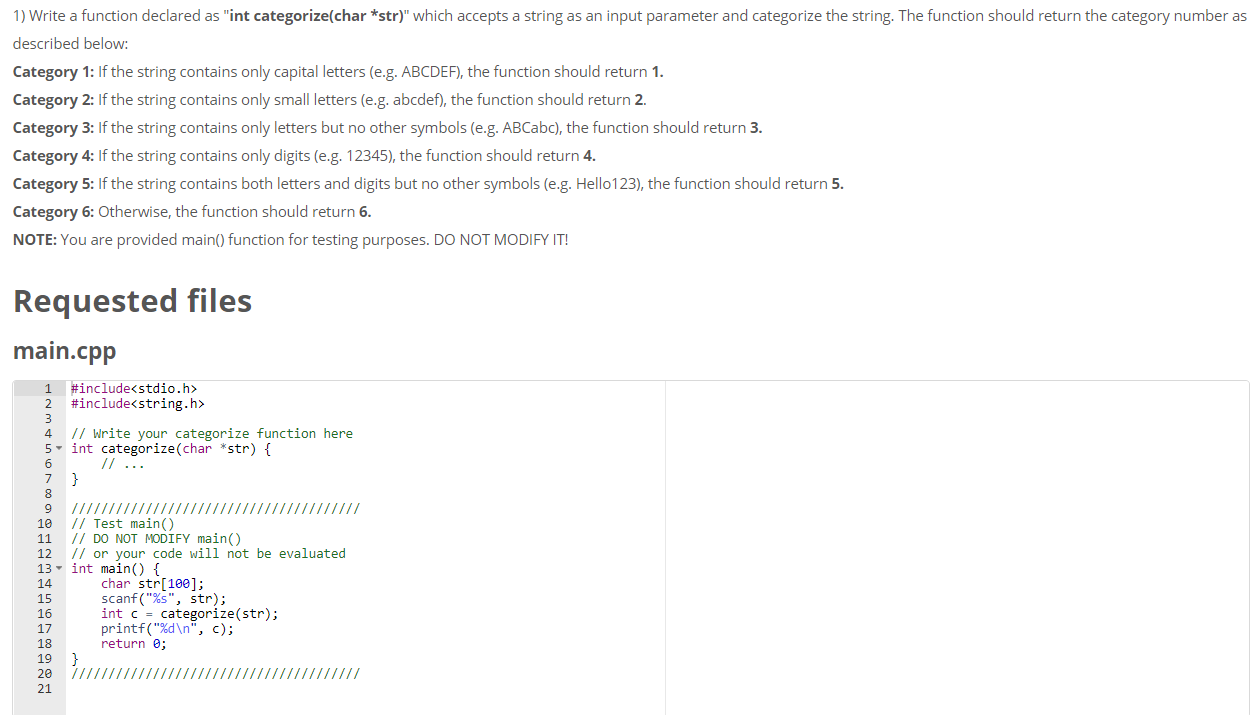 Solved Please Use C Programing Please Dont Use Gets Use 9837