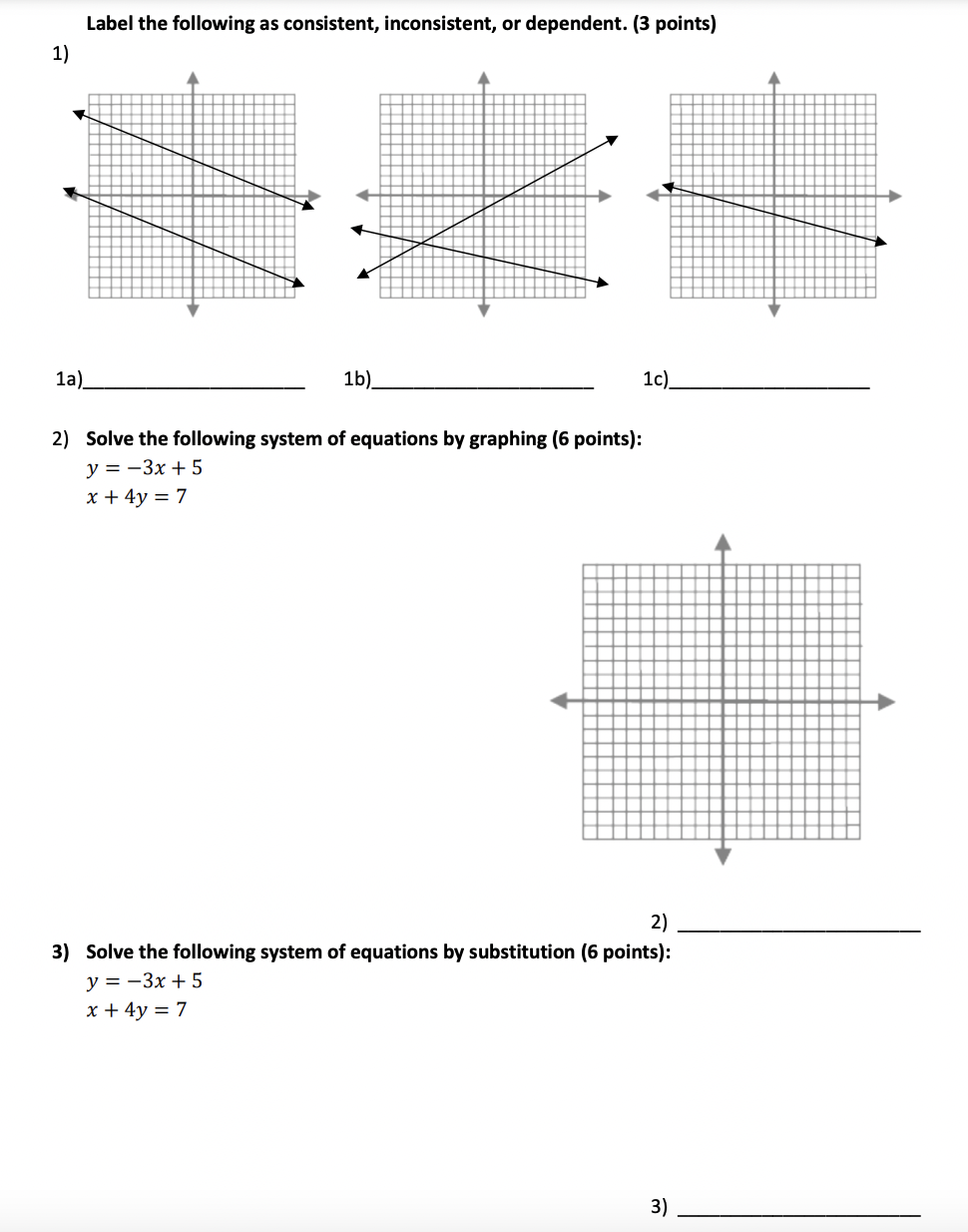 Solved Label the following as consistent, inconsistent, or | Chegg.com