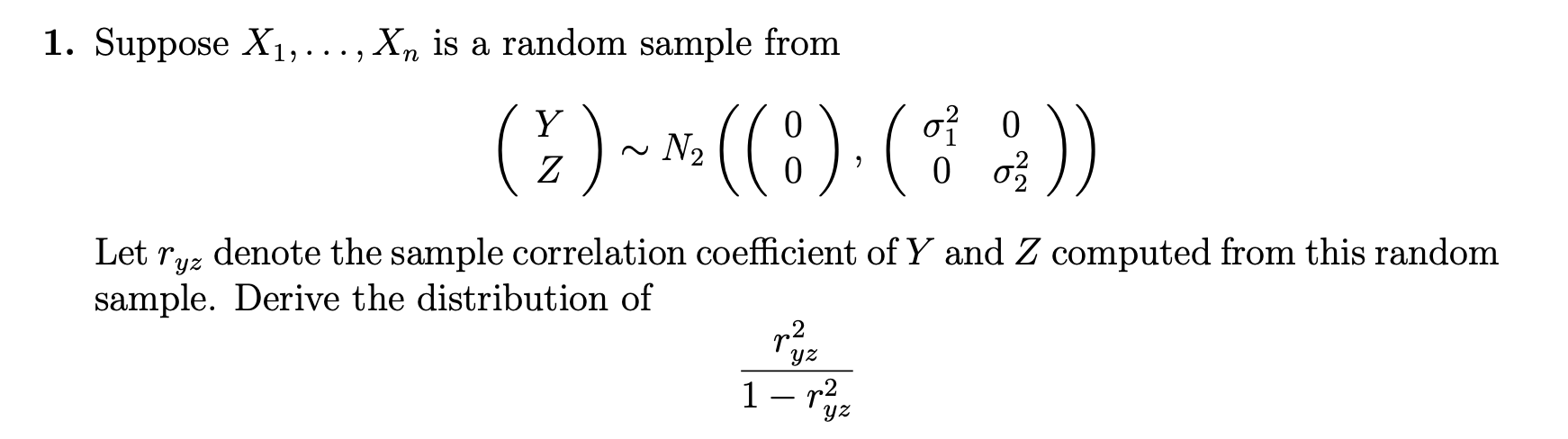 Solved 1. Suppose X1,..., Xn is a random sample from | Chegg.com