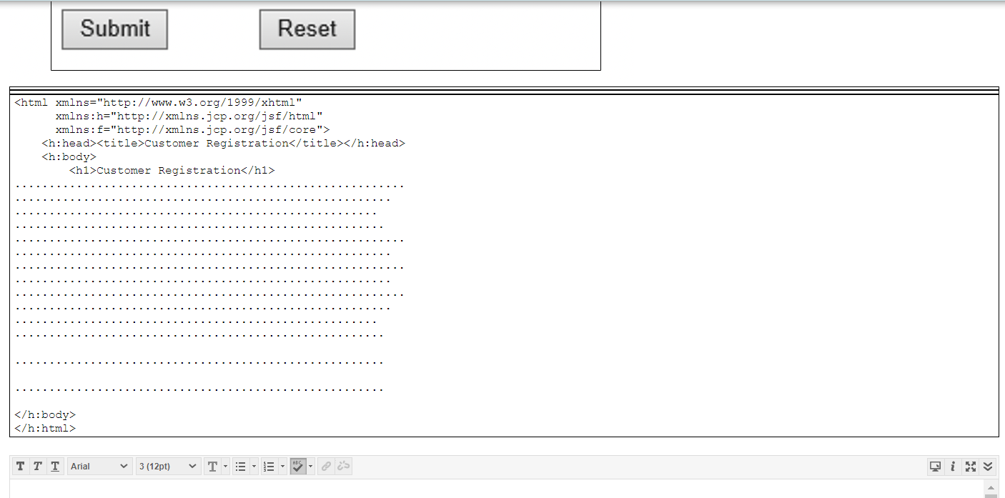 Solved Question 13 Complete The Below Jsf Code In Order To 