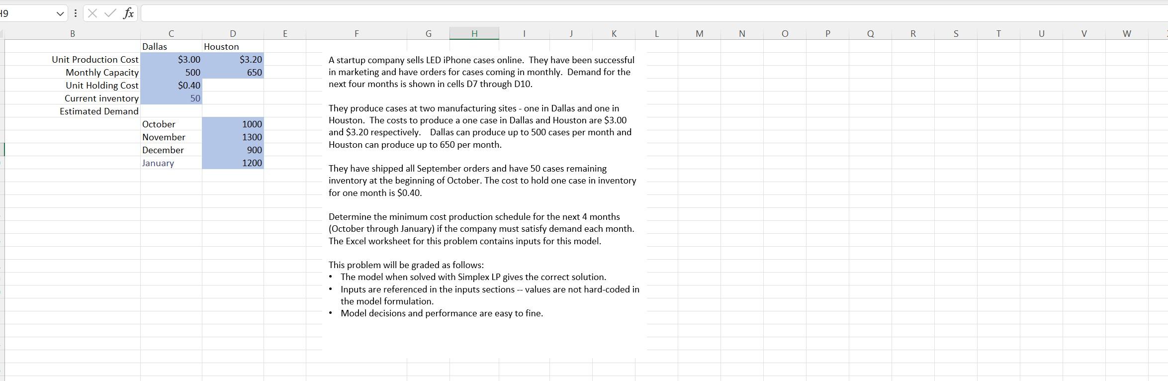 ∨:×∨fx B C DEF Determine the minimum cost | Chegg.com