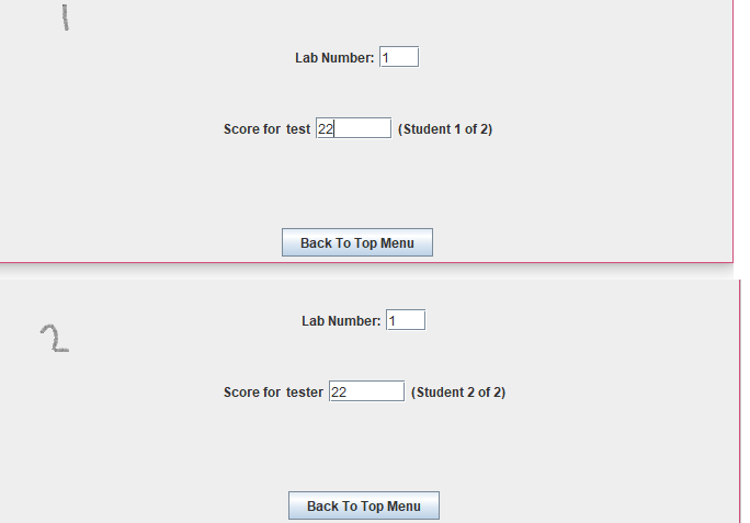 Solved java gui how to clear entry field after pressing | Chegg.com